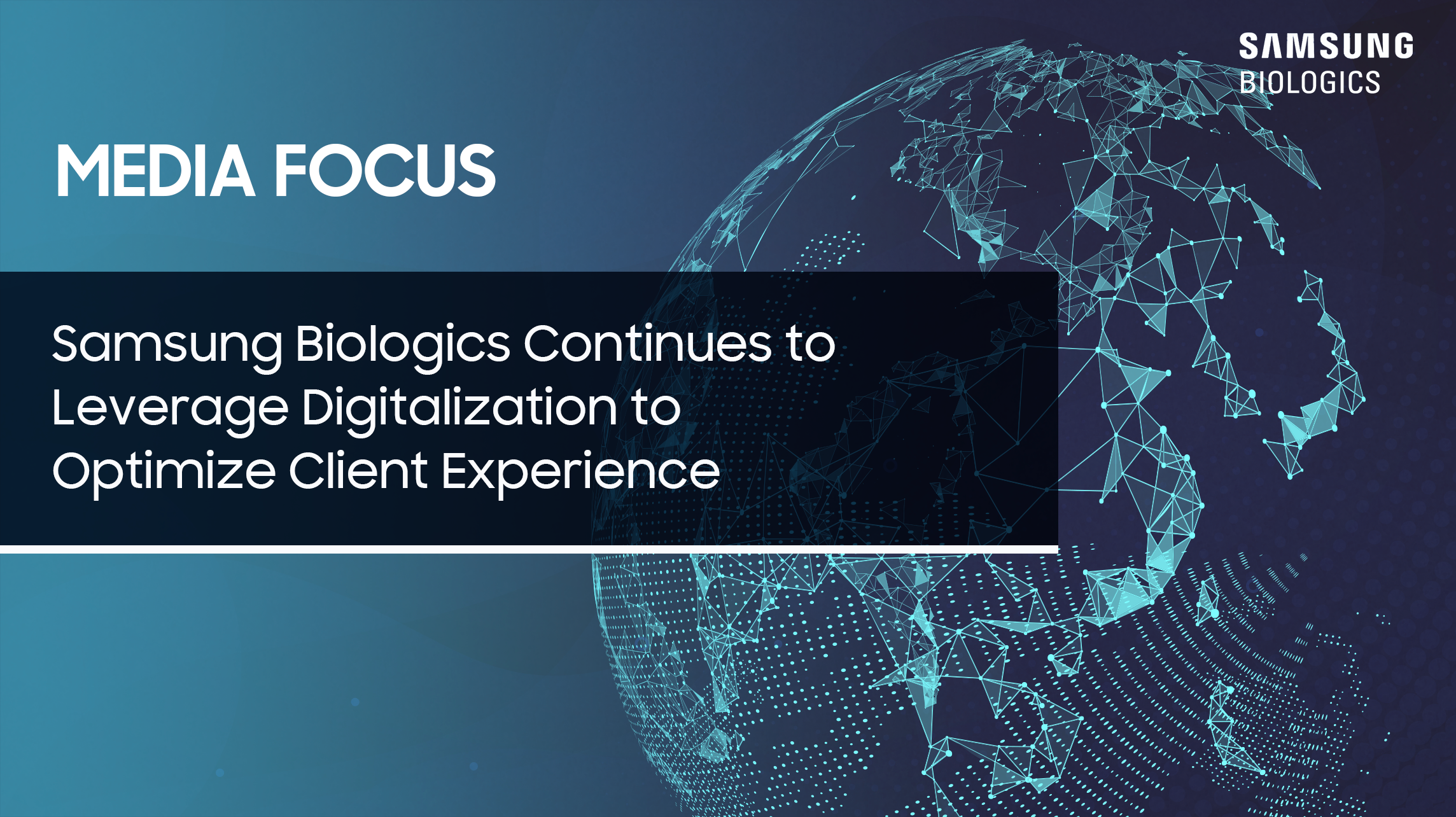 Samsung Biologics Continues to Leverage Digitalization to Optimize ...